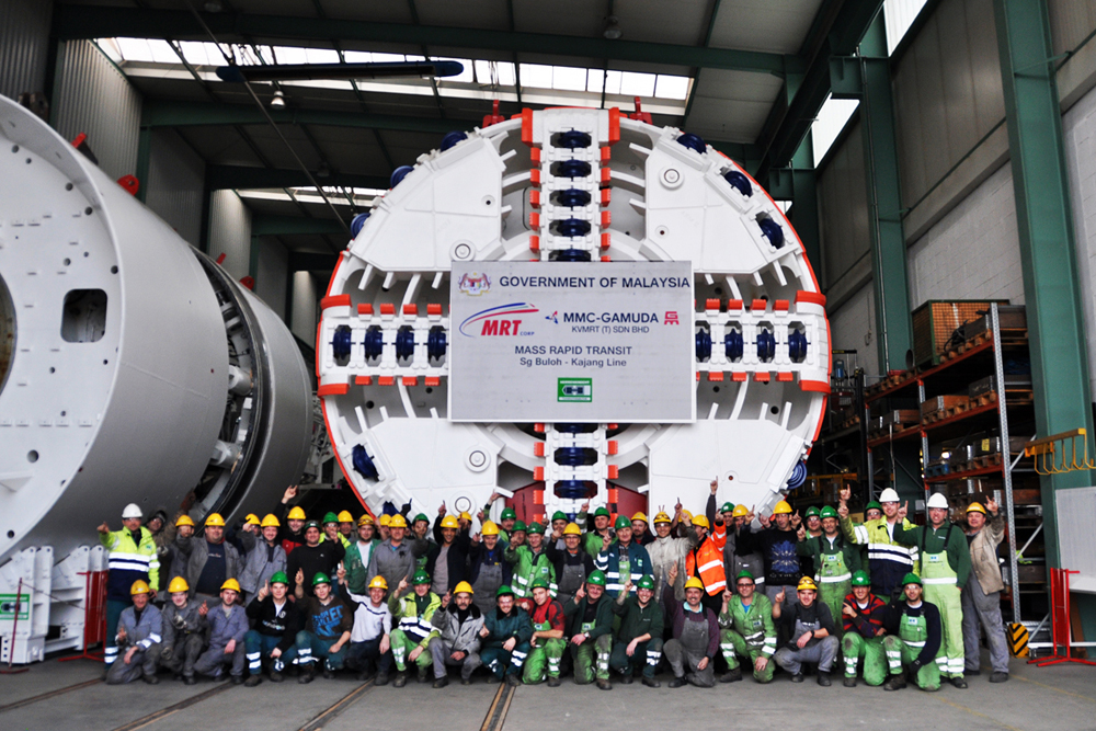 First Tunnel Boring Machine Ready For Action - MRT Corp