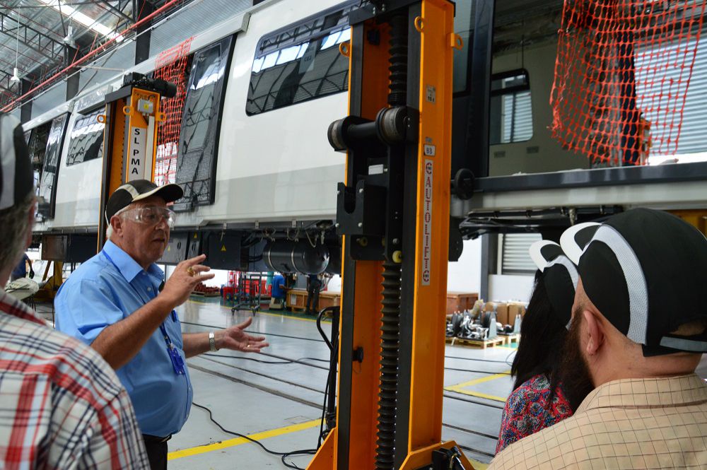 INTERNATIONAL UNION OF RAILWAYS (UIC) VISITS MRT TRAIN ASSEMBLY PLANT ...