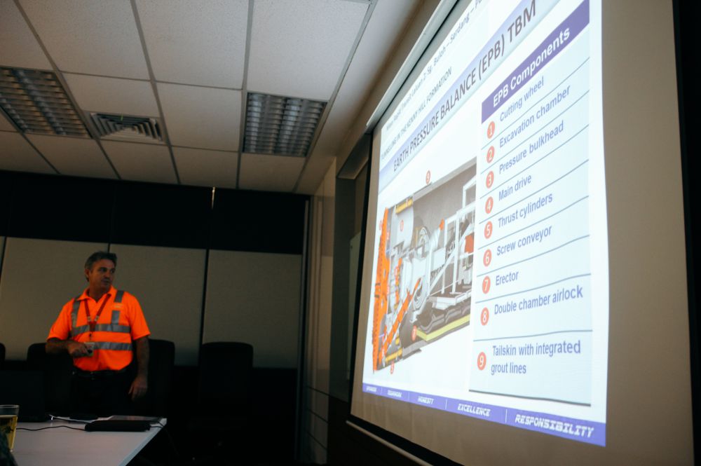 MINDEF Visits MRT TRX Station - MRT Corp