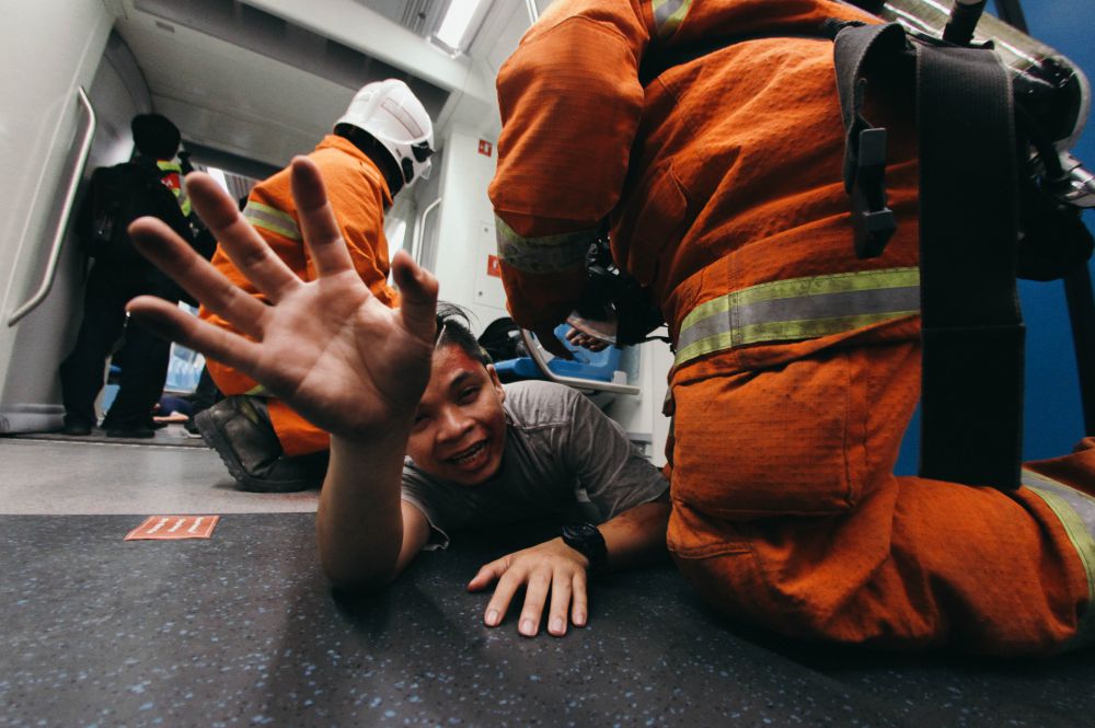 EMERGENCY RESCUE AND EVACATION EXERCISE CARRIED OUT IN MRT TUNNEL - MRT ...