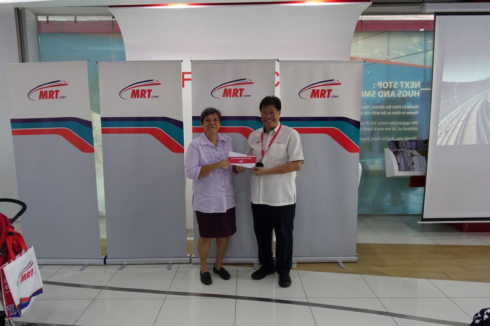 SPOT THE MRT TRAIN AND CATCH THE MRT CRUISER PRIZE GIVING CEREMONY ...