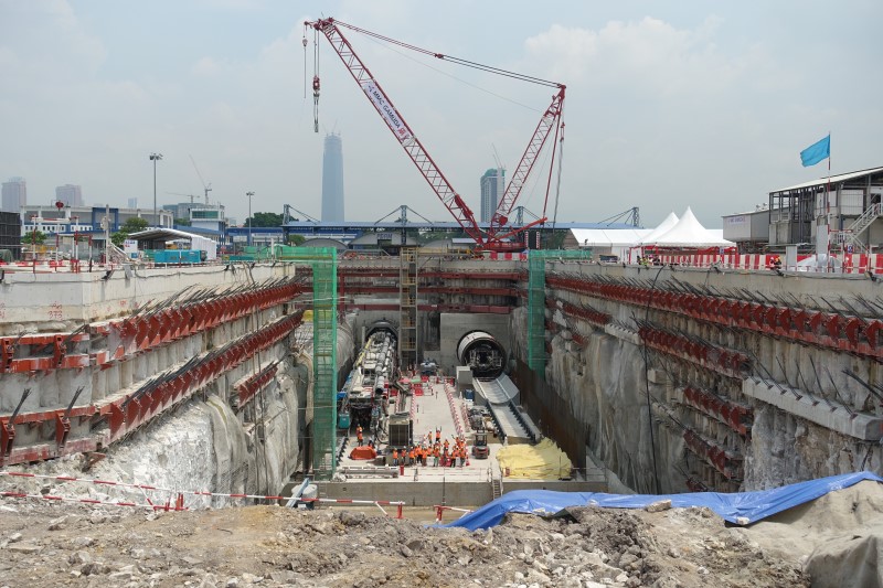 MRT SSP LINE TUNNELLING WORKS OFFICIALLY BEGINS - MRT Corp