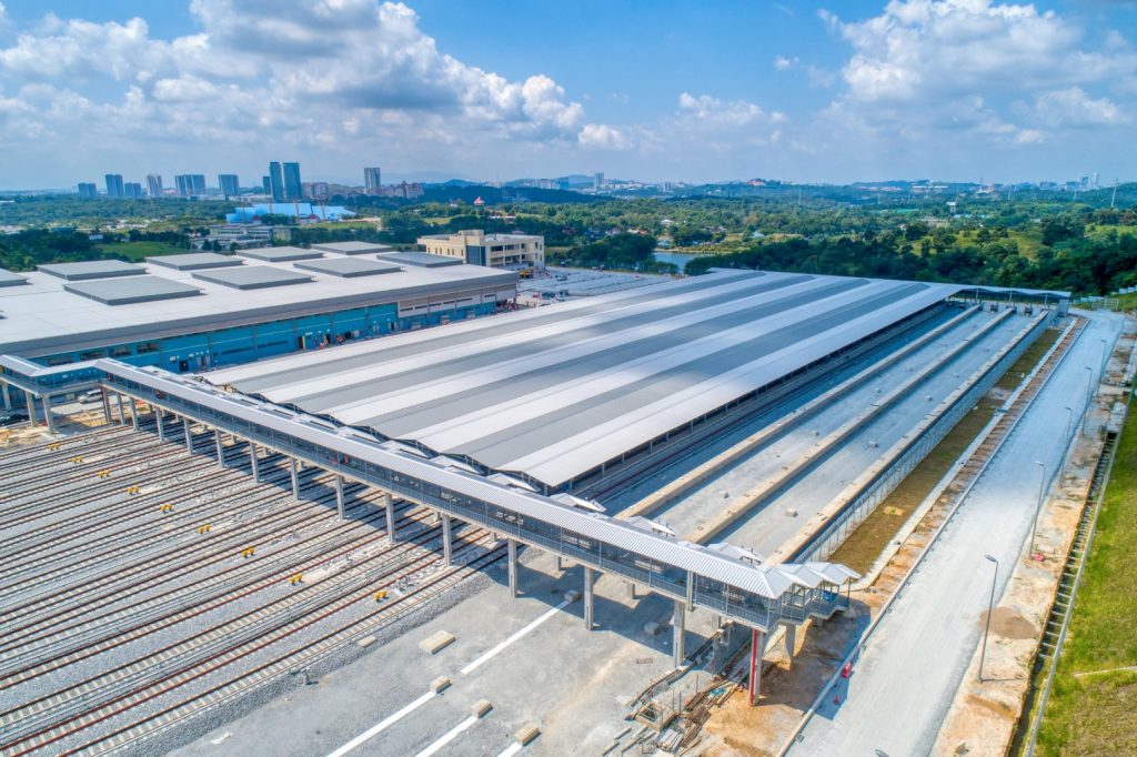 FIRST MRT ELECTRIC TRAIN DELIVERED TO SERDANG DEPOT - MRT Corp