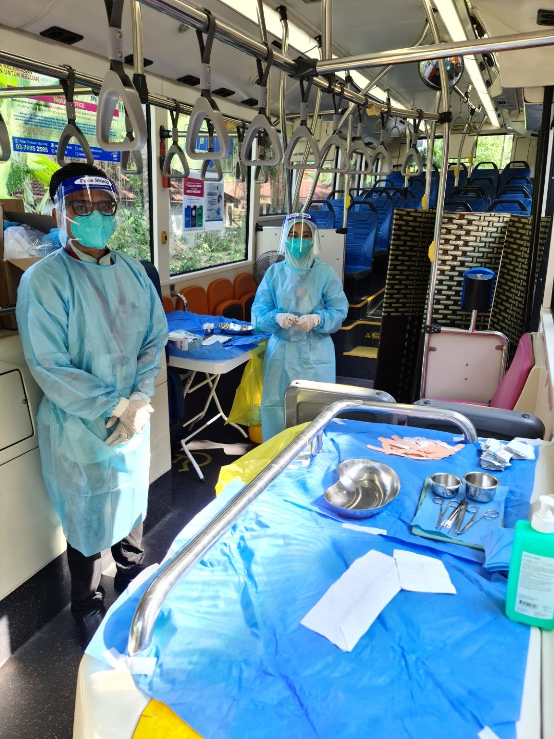 MRT FEEDER BUSES BECOME COVID-19 MOBILE VACCINATION STATIONS - MRT Corp