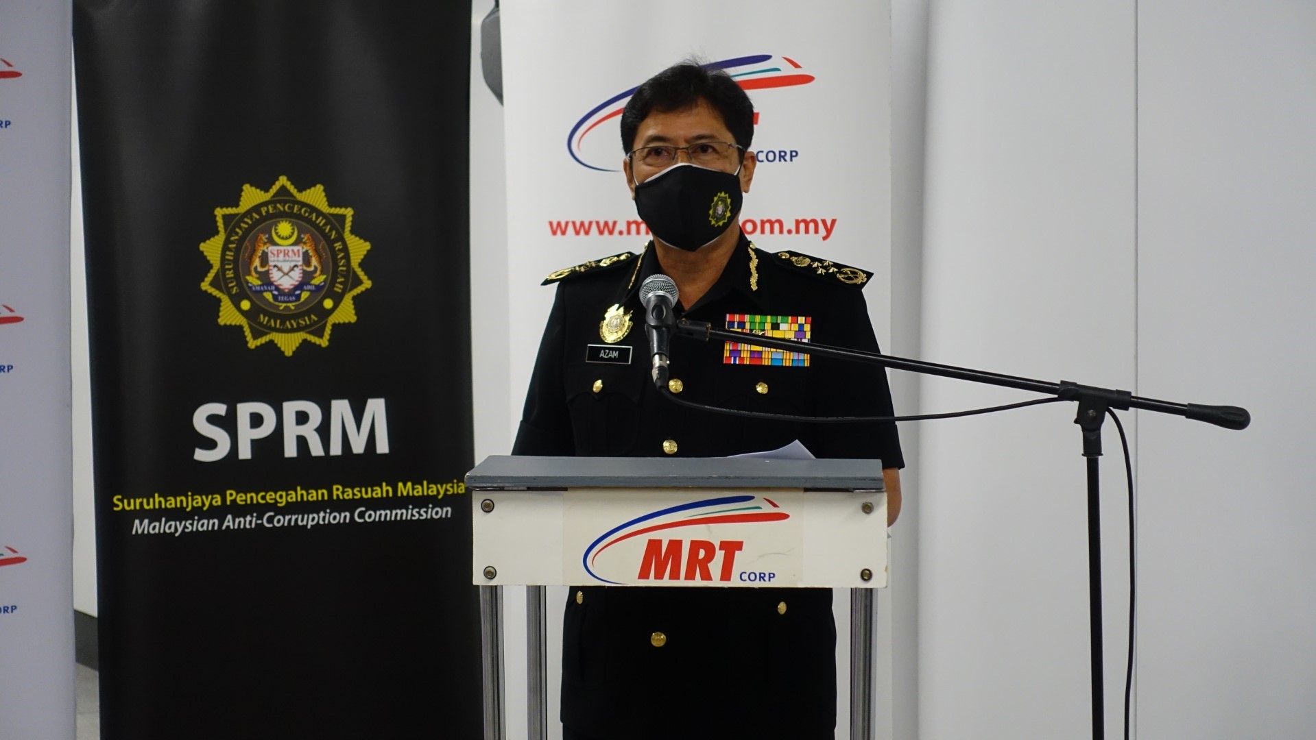 Pelancaran Kempen Kesedaran Pencegahan Rasuah di Pengangkutan Awam - MRT Corp