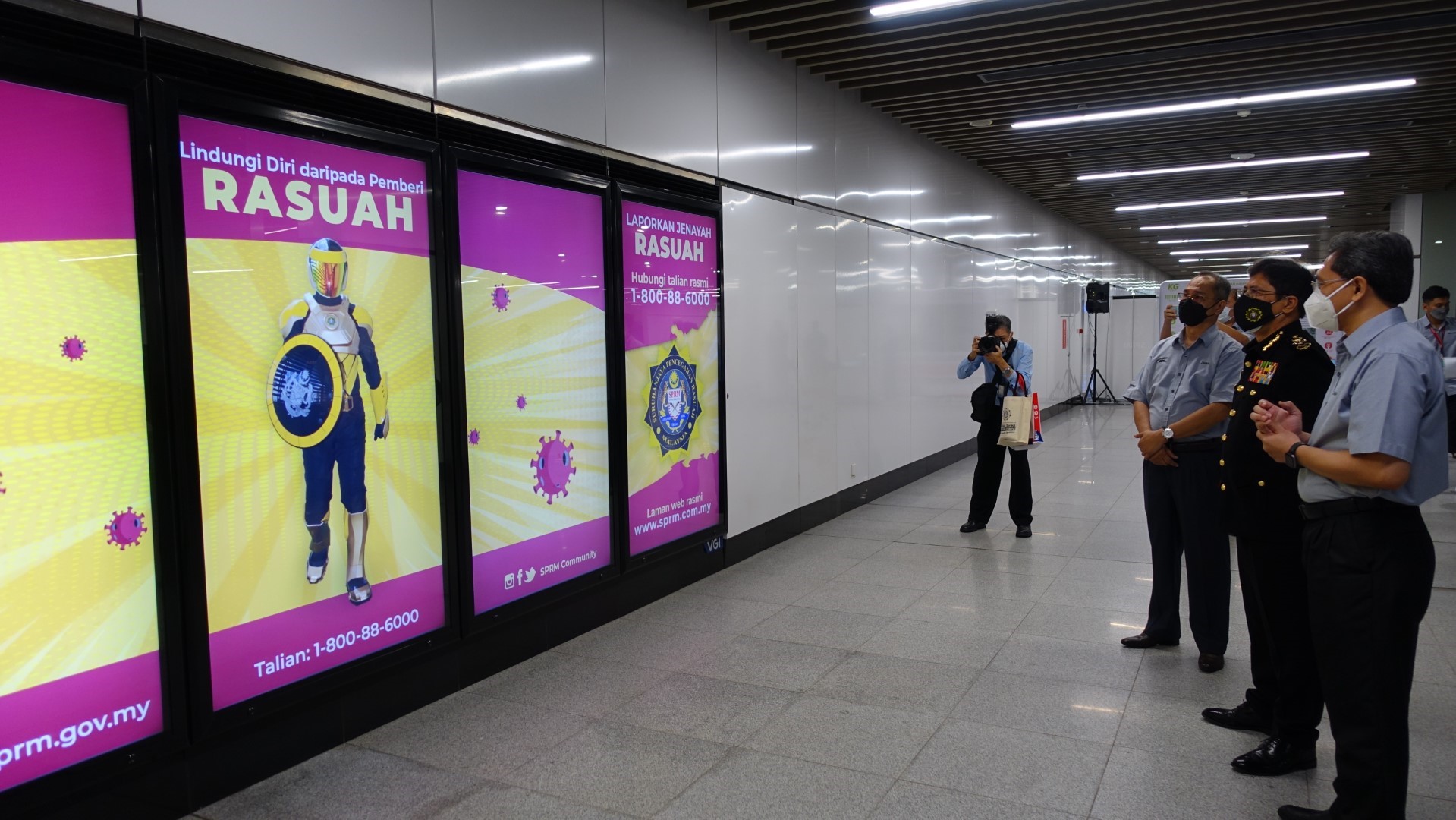 Pelancaran Kempen Kesedaran Pencegahan Rasuah di Pengangkutan Awam ...