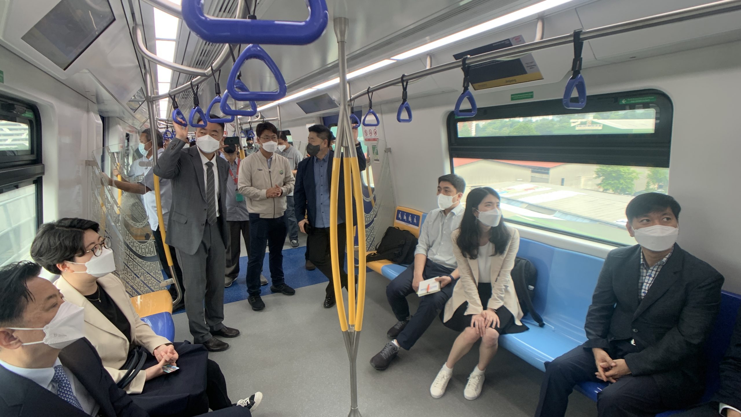 KOREAN REPUBLIC VICE MINISTER FOR TRANSPORT VISITS MRT PY LINE - MRT Corp