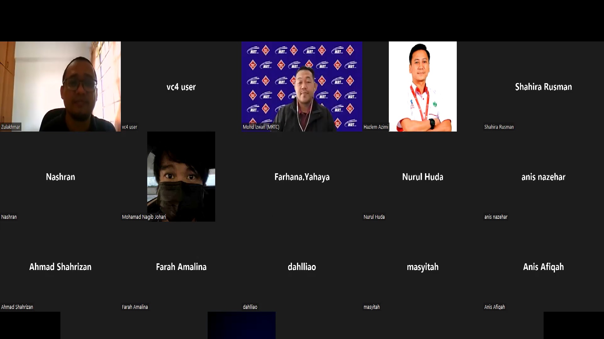 ACADEMIC VIRTUAL VISIT BY UiTM SHAH ALAM - MRT Corp