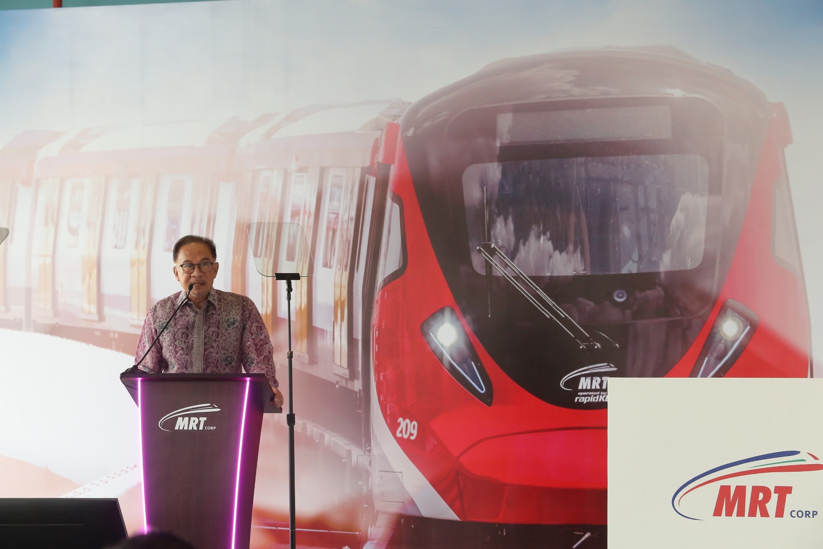 YAB PRIME MINISTER LAUNCHES MRT PUTRAJAYA LINE - MRT Corp