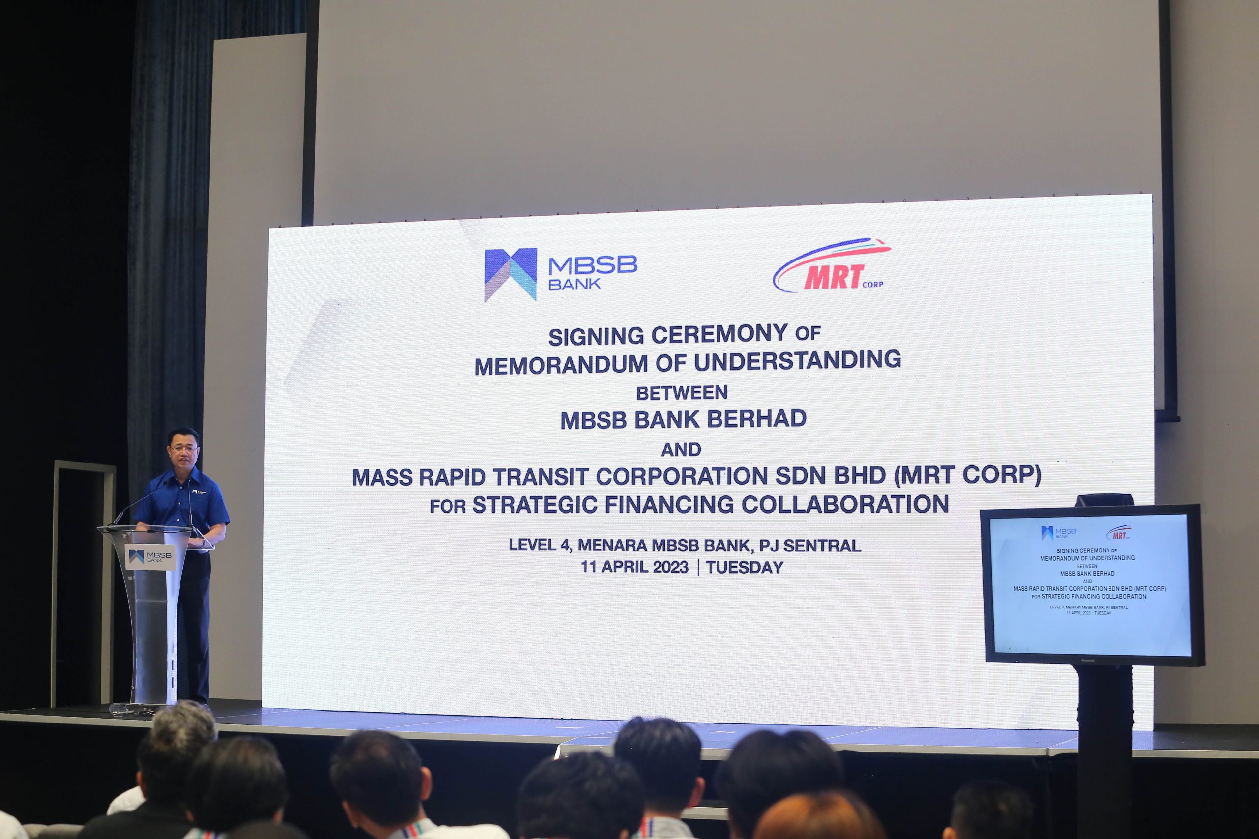 MRT CORP AND MBSB BANK BERHAD SIGN MOU FOR STRATEGIC FINANCING ...
