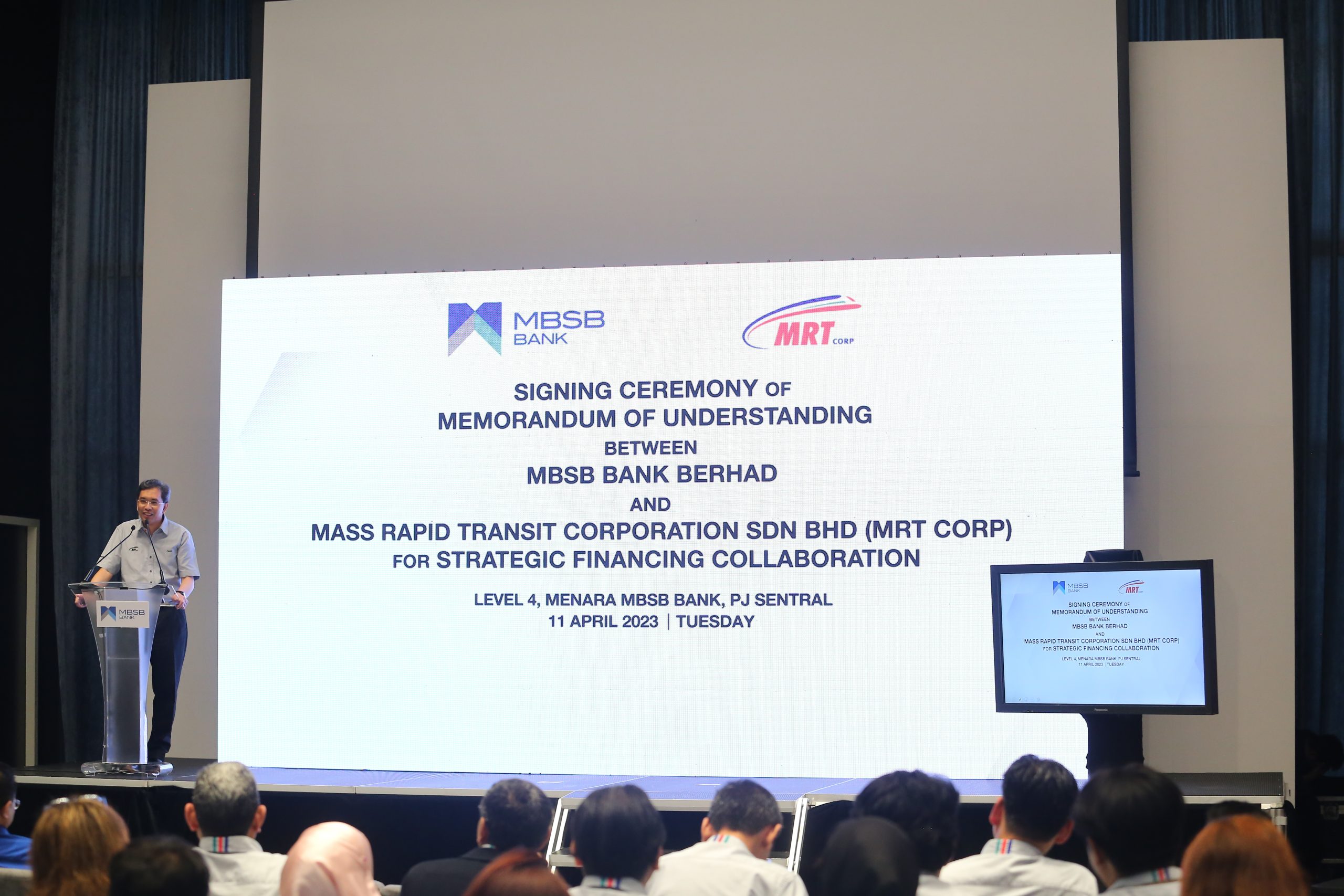 MRT CORP AND MBSB BANK BERHAD SIGN MOU FOR STRATEGIC FINANCING ...