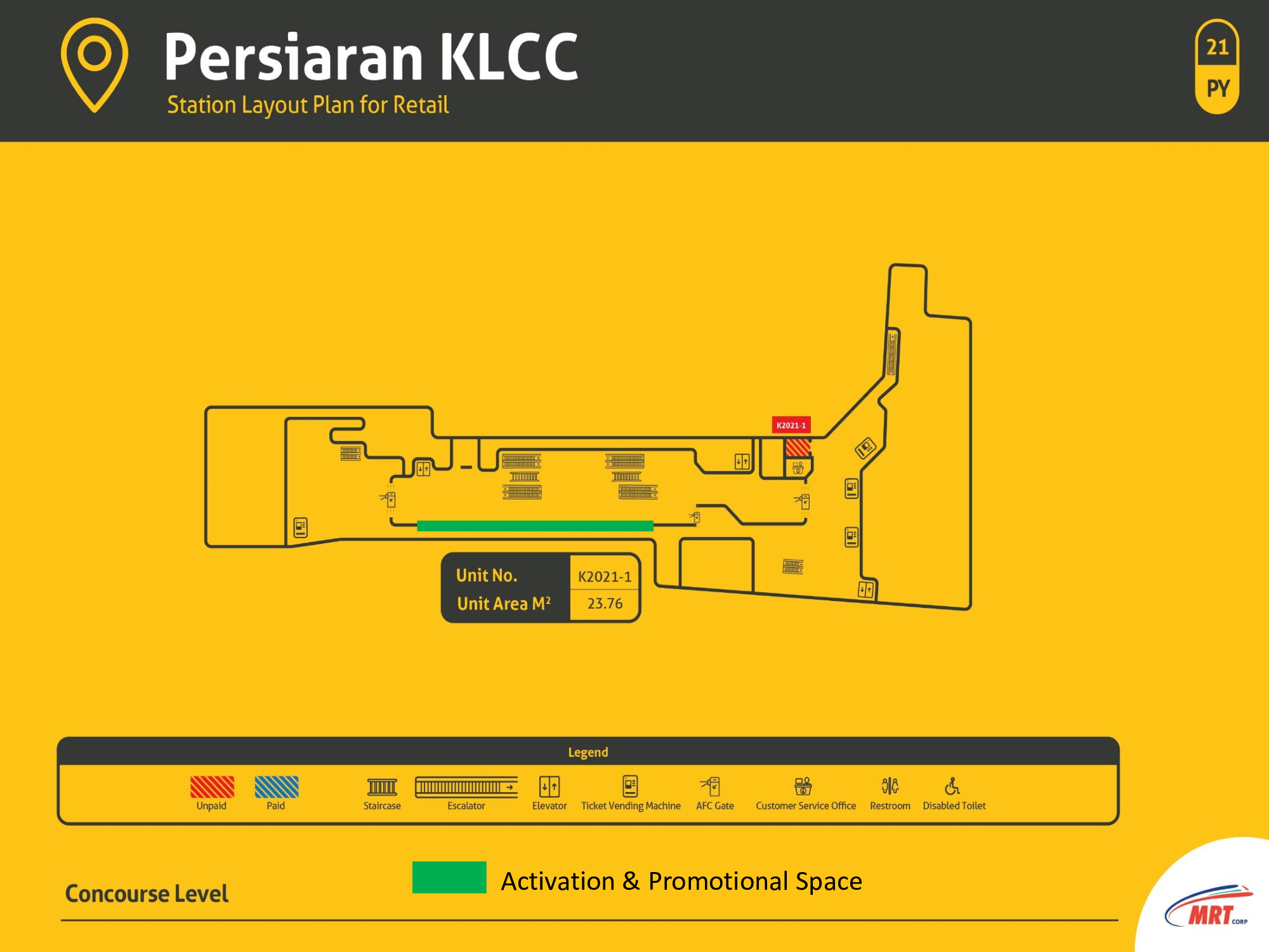 Persiaran KLCC - MRT Corp